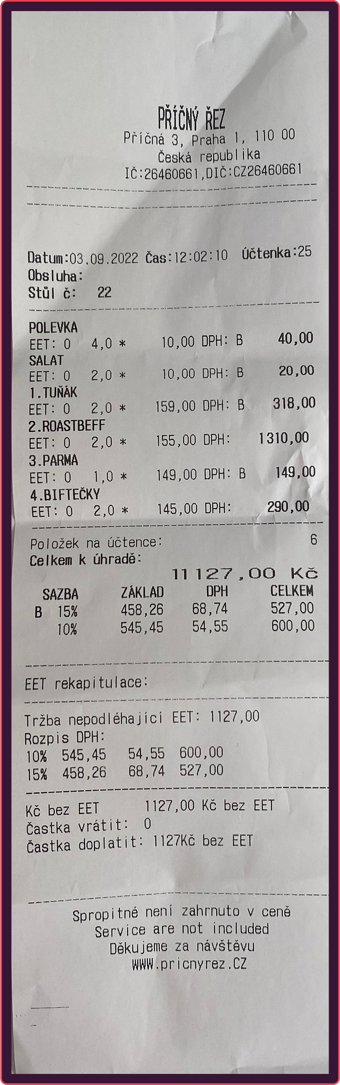 How to spot fake receipts